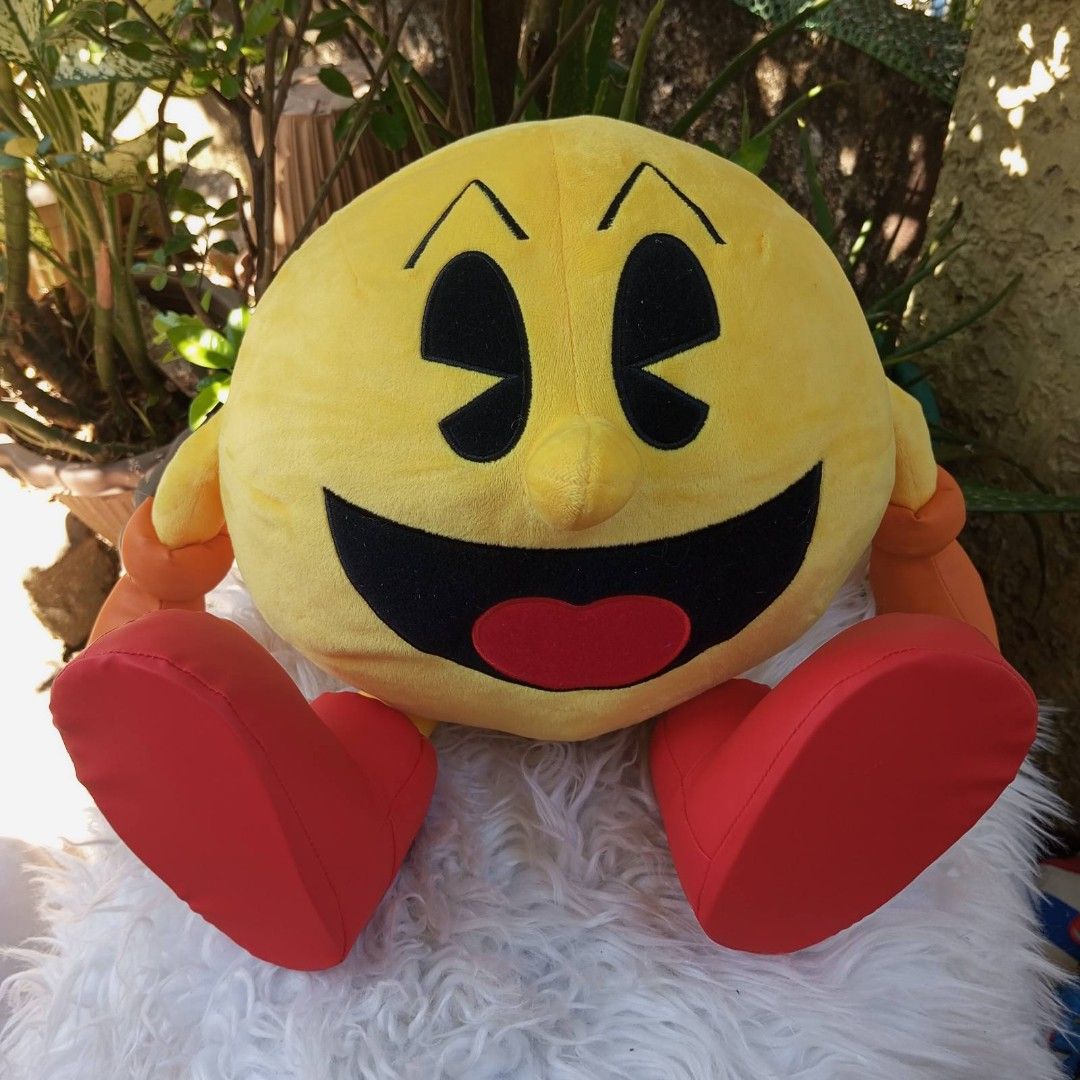 Vintage PAC-MAN Plush Toy, Hobbies & Toys, Toys & Games on Carousell