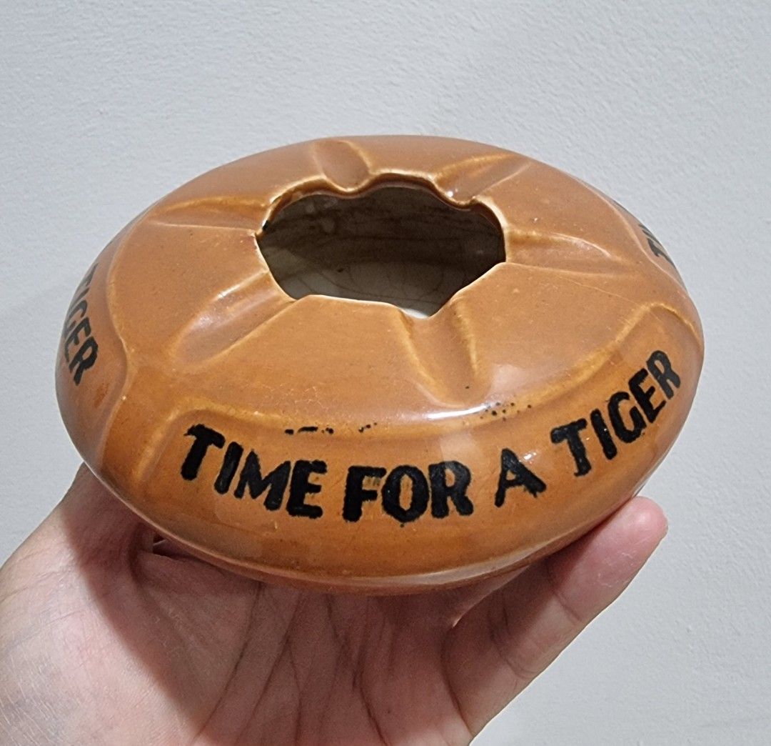 Vintage Tiger Beer Ashtray, Hobbies & Toys, Memorabilia & Collectibles ...
