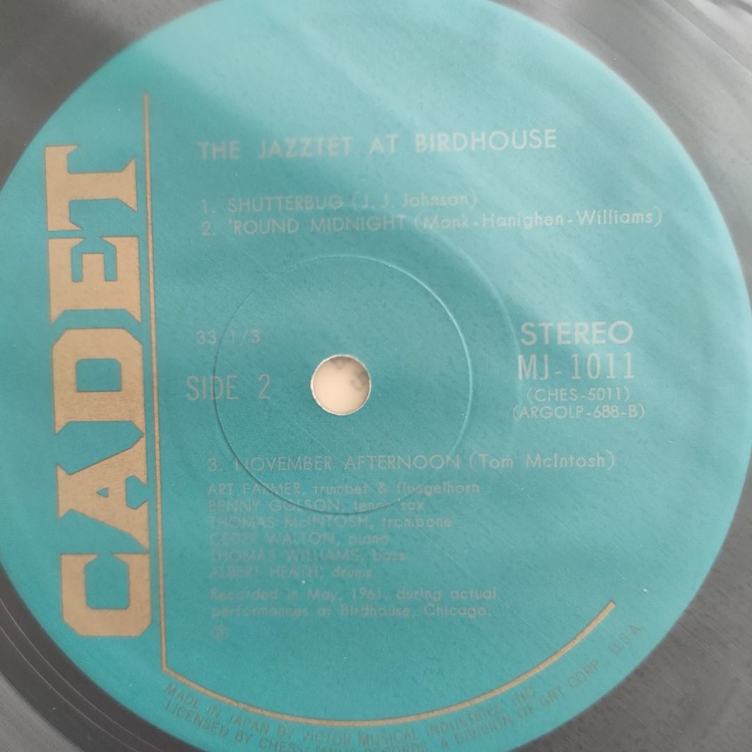 VINYL / EARLY JAPAN PRESS (1975), MONO / THE JAZZTET AT BIRDHOUSE / ART ...