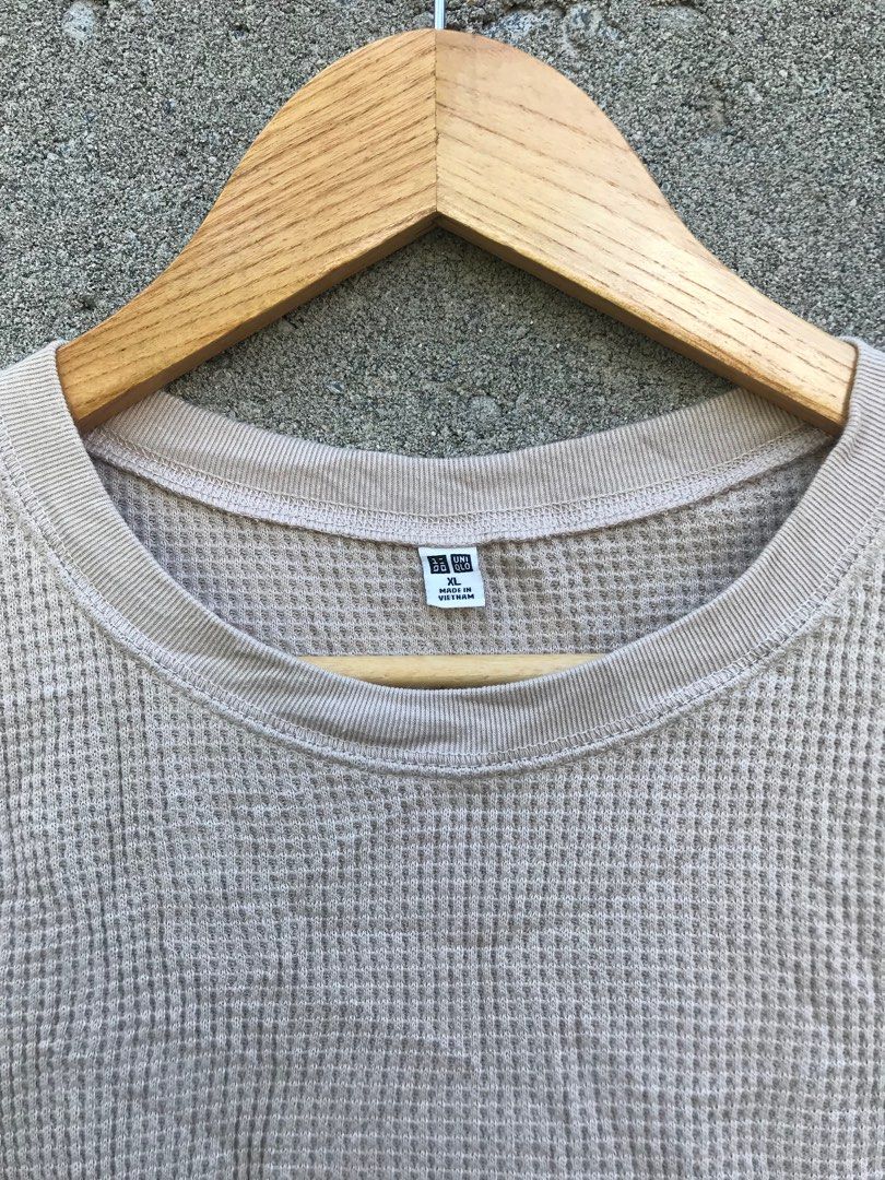 Waffle vest uniqlo, Men's Fashion, Tops & Sets, Vests on Carousell