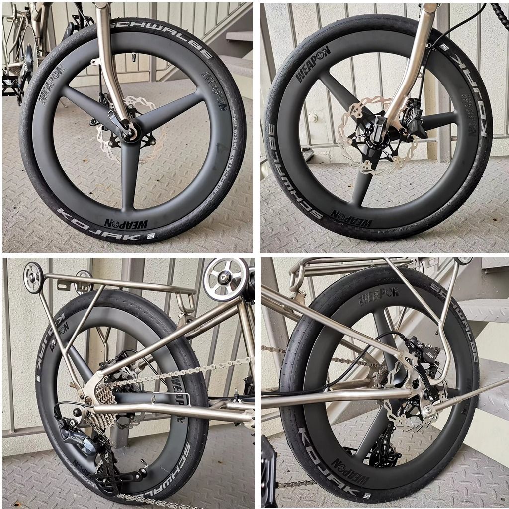 WEAPON Titanium Trifold bike / Trifold bike - Frameset (3500 ...