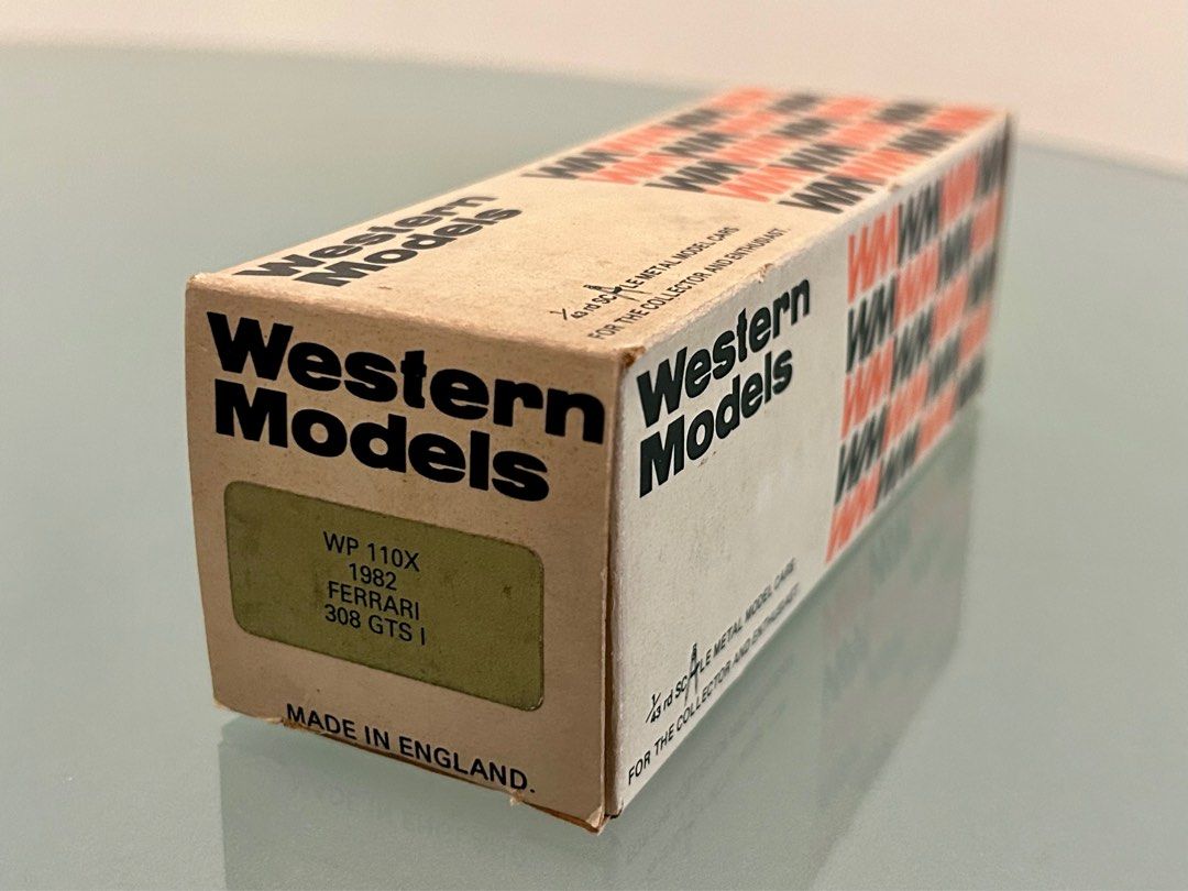 Western Models WP 110X 1982 Ferrari 308 GTS I Silver 1/43 scale ...