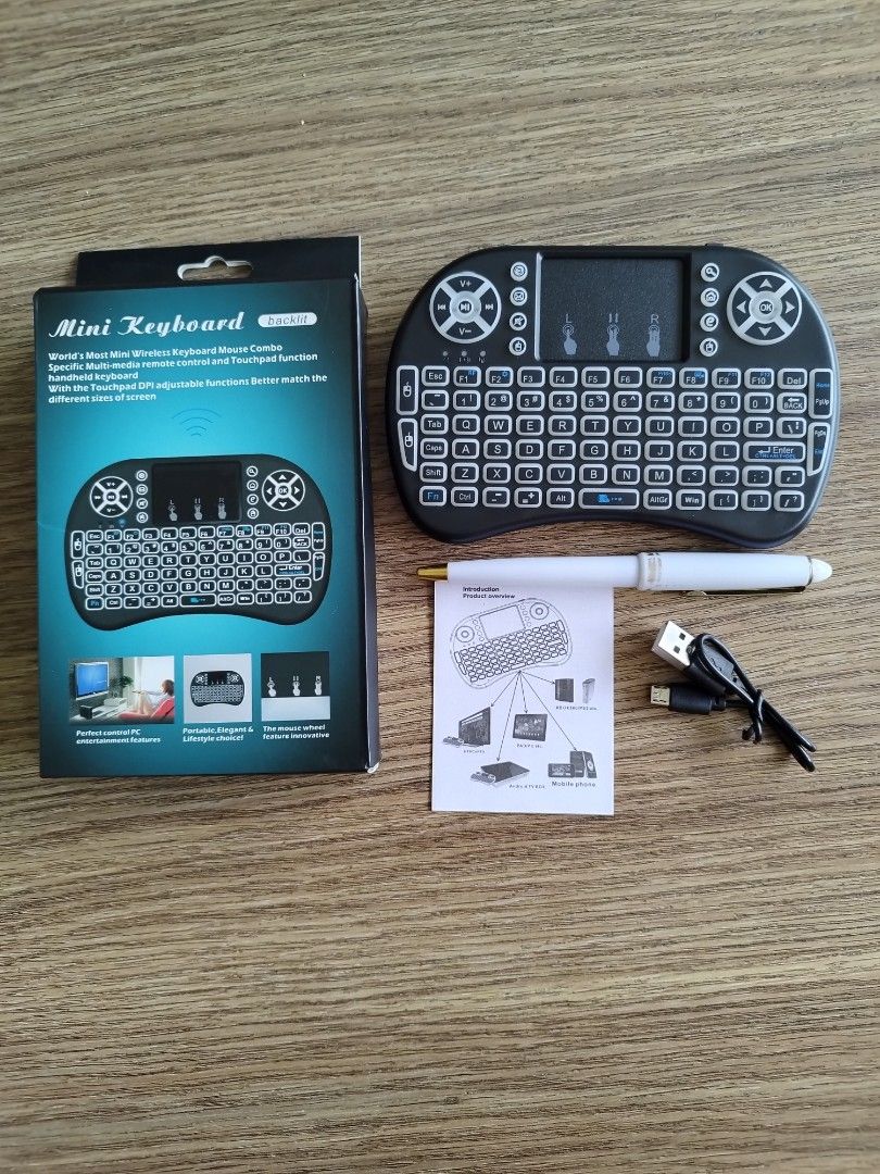 Wireless Handheld Mini Keyboard, Computers & Tech, Parts & Accessories ...