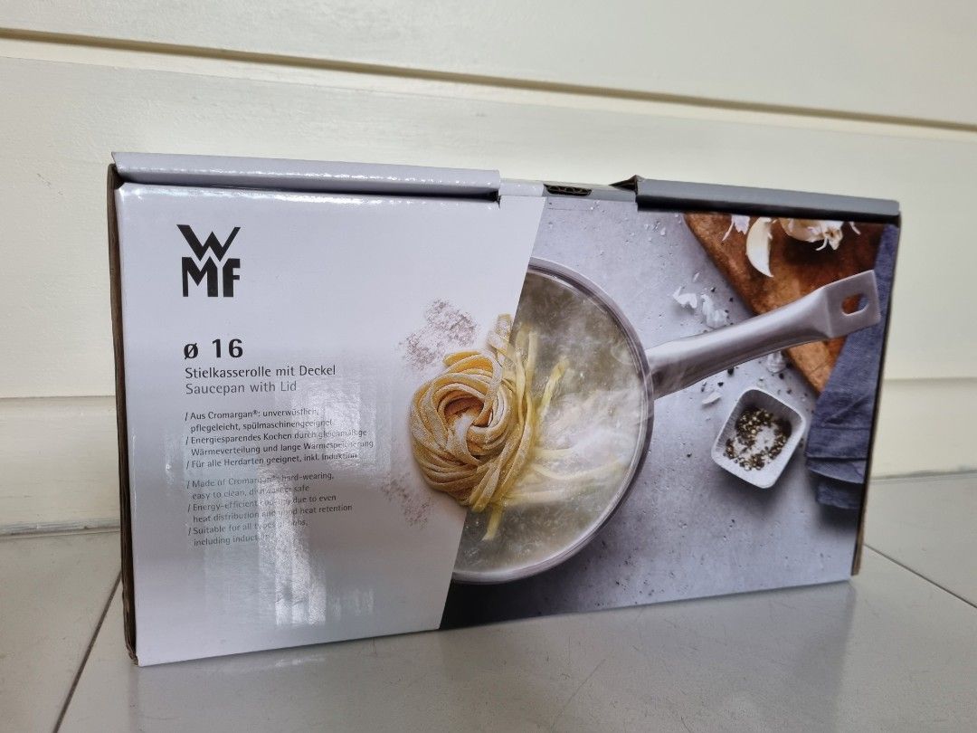 WMF 16cm Diadem Plus Saucepan with Lid, Furniture & Home Living, Kitchenware & Tableware ...