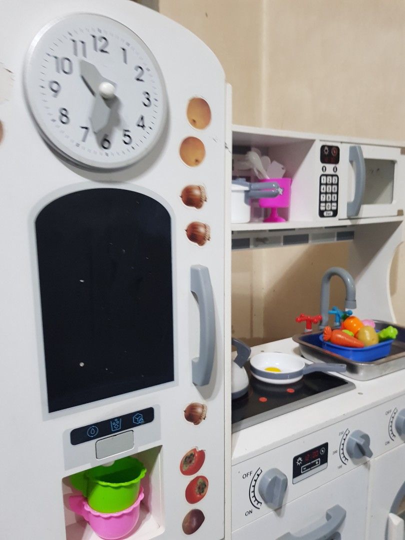 WOODEN PRETEND KITCHEN SET, Babies & Kids, Infant Playtime on Carousell