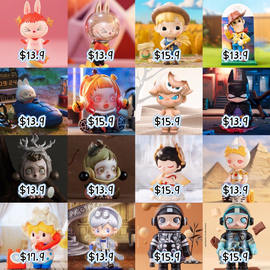 WTS Popmart Spotlight 13th Anniversary series Hirono Misfit / Dimoo ...