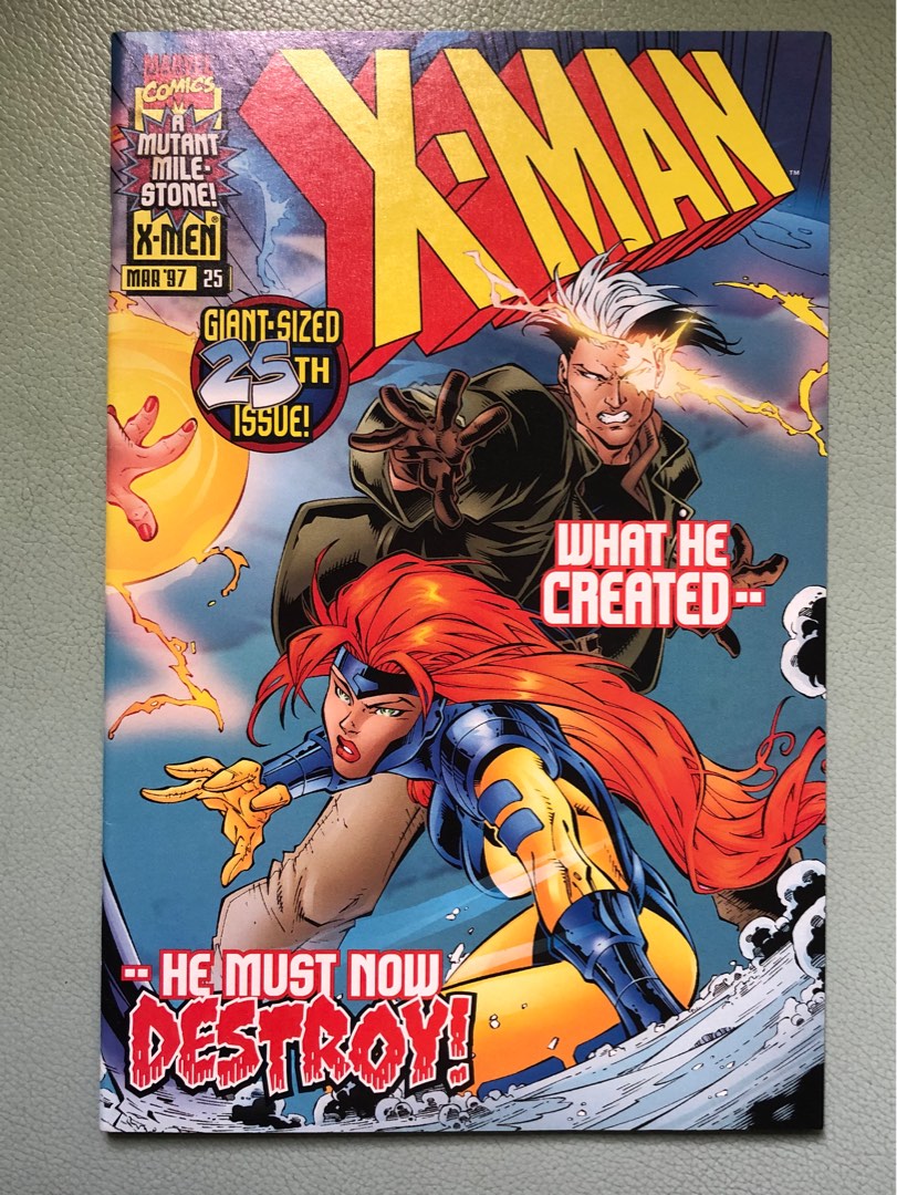 X-MAN #25, Roger Cruz,art, MARVEL Comics, Hobbies & Toys, Books ...