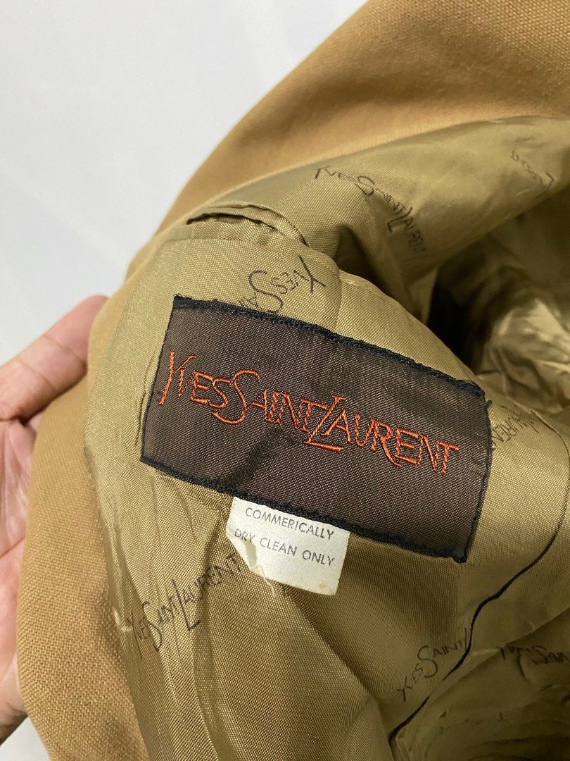 YVES SAINT LAURENT YSL BLAZER COAT, Men's Fashion, Coats, Jackets and ...