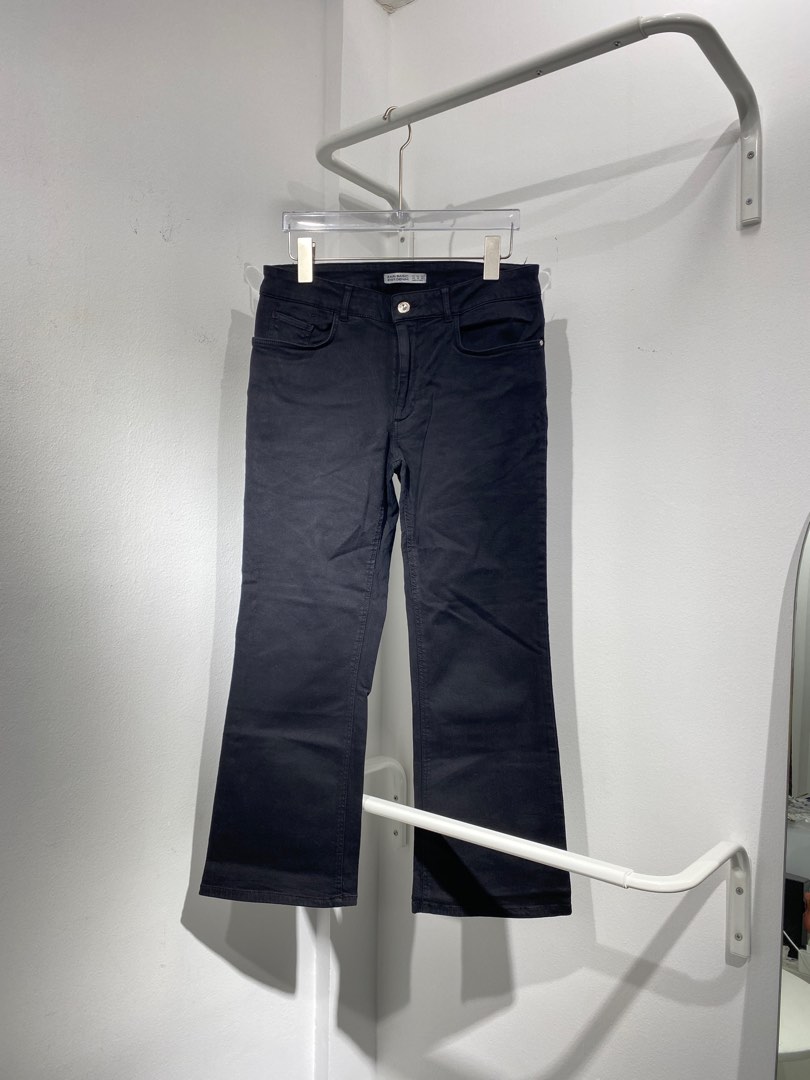 Zara Basic Z1975 Flare Denim, Women's Fashion, Bottoms, Jeans on Carousell