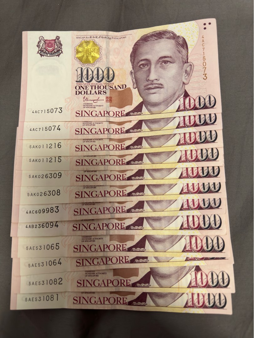 $1000 note (Link Numbers) Collectables, Hobbies & Toys, Memorabilia ...