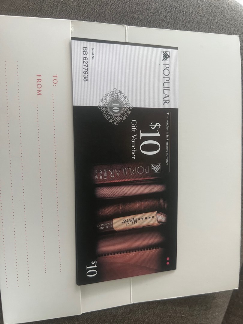 Popular voucher ($100), Tickets & Vouchers, Vouchers on Carousell