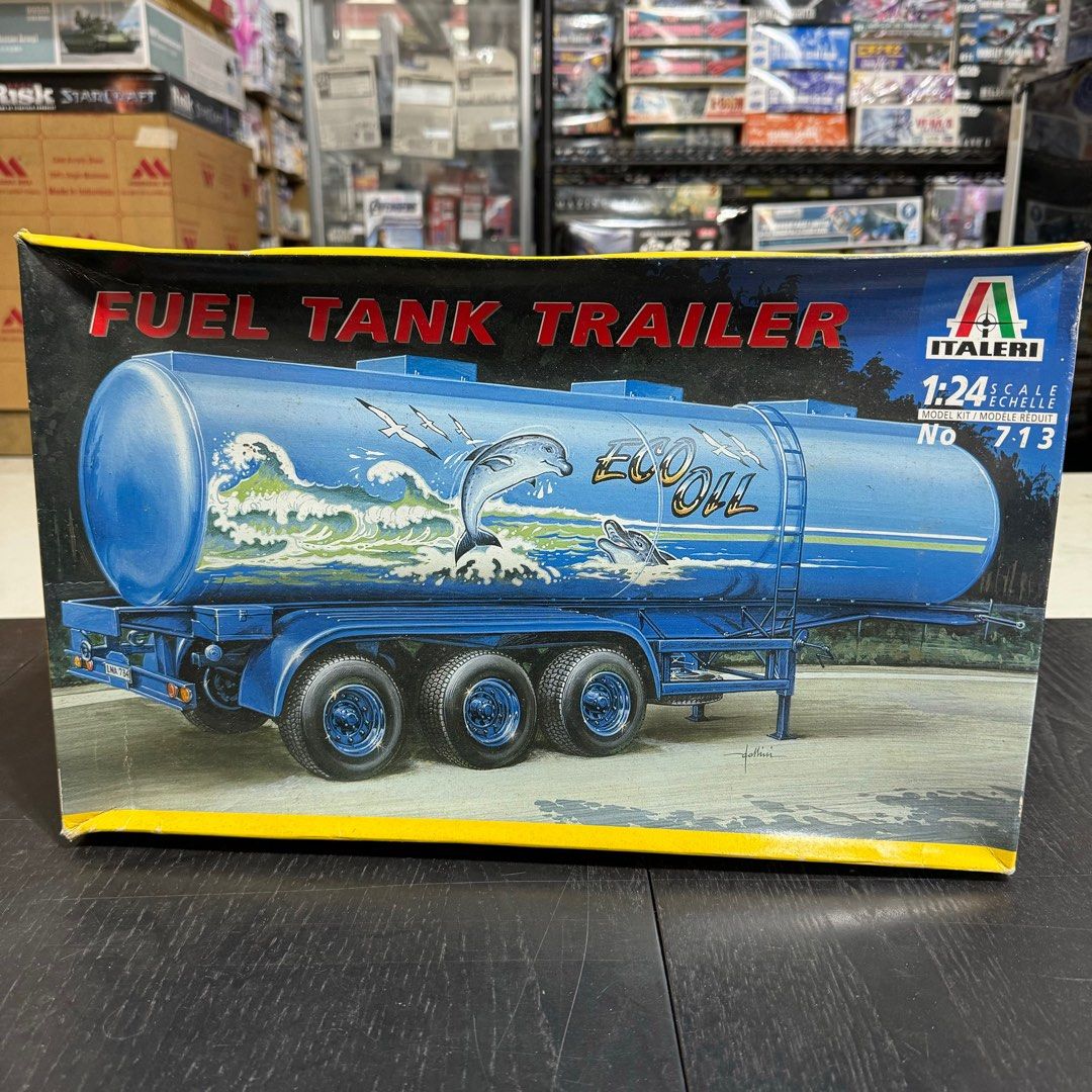 1/24 Italeri Fuel Tank Trailer Model Kit, Hobbies & Toys, Toys & Games ...