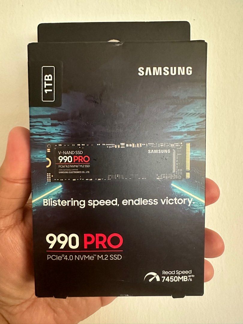 1TB samsung 990 pro m.2 nvme ssd (non heatsink), Computers & Tech ...