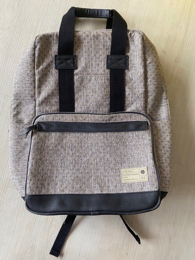$20 Hex Laptop Backpack, Men's Fashion, Bags, Backpacks on Carousell