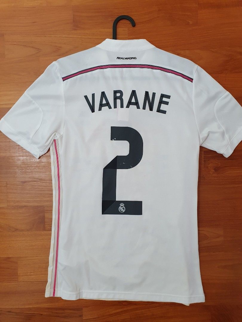 #2 Varane Real Madrid 2014/2015 Adizero Home Jersey (Player Version ...