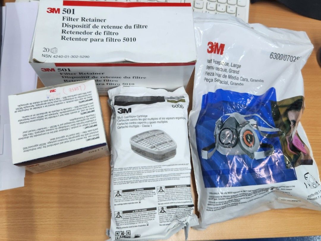 3M Facepiece / Catridges / Filter Retainer / Particulate Filter ...