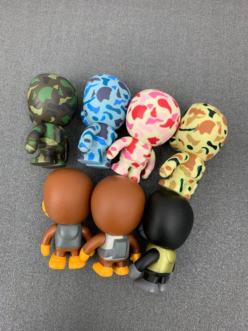 7 pcs Bape baby milo figure, Hobbies & Toys, Toys & Games on Carousell