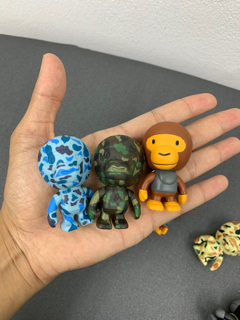 7 pcs Bape baby milo figure, Hobbies & Toys, Toys & Games on Carousell