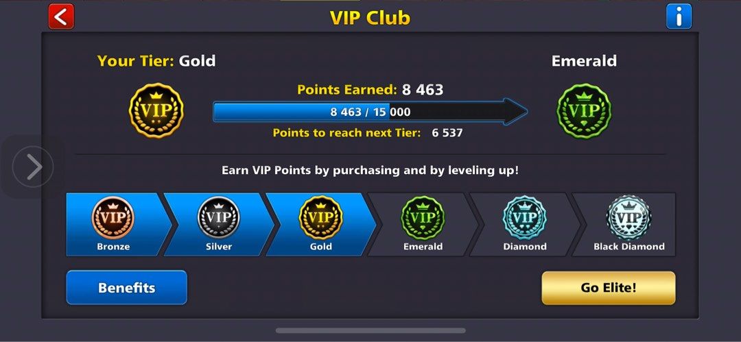 VIP GOLD 8 Ball Pool [ Account], Video Gaming, Video Games, Others on ...