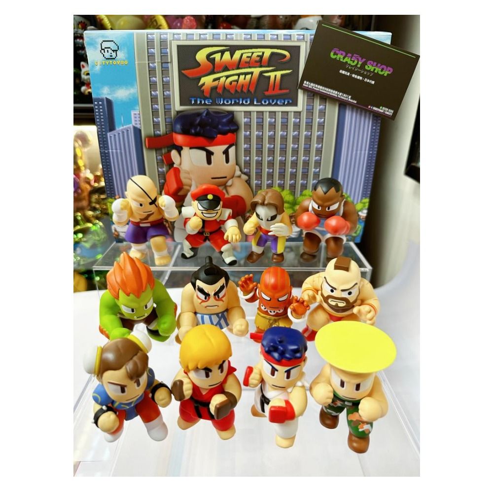 *獨家* *實體店現貨* CITYTOY80 街霸 II 系列 Sweet Fight II 盲盒套裝, 興趣及遊戲, 玩具 & 遊戲類 ...