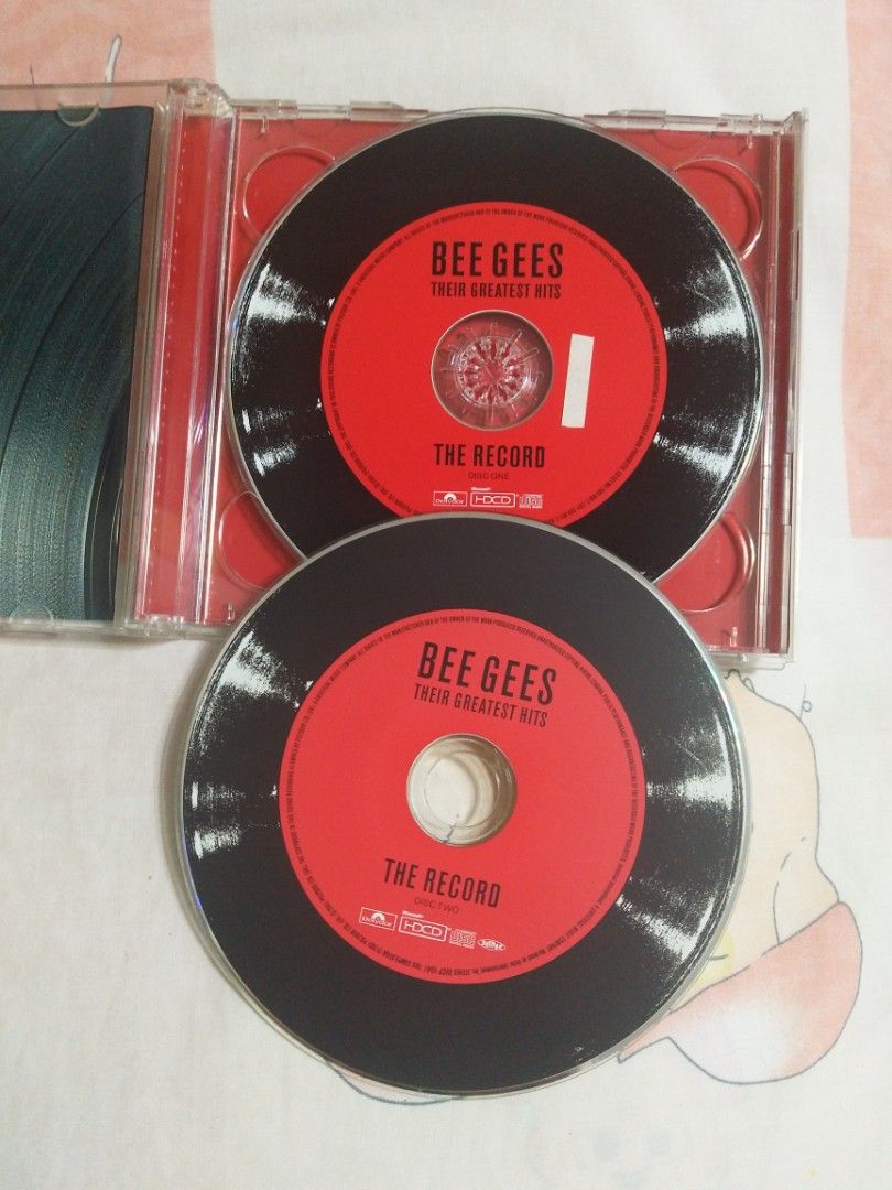 日版 BEE GEES THEIR GREATEST HITS THE RECORD 2 CD HDCD 2001年, 興趣及遊戲, 音樂 ...