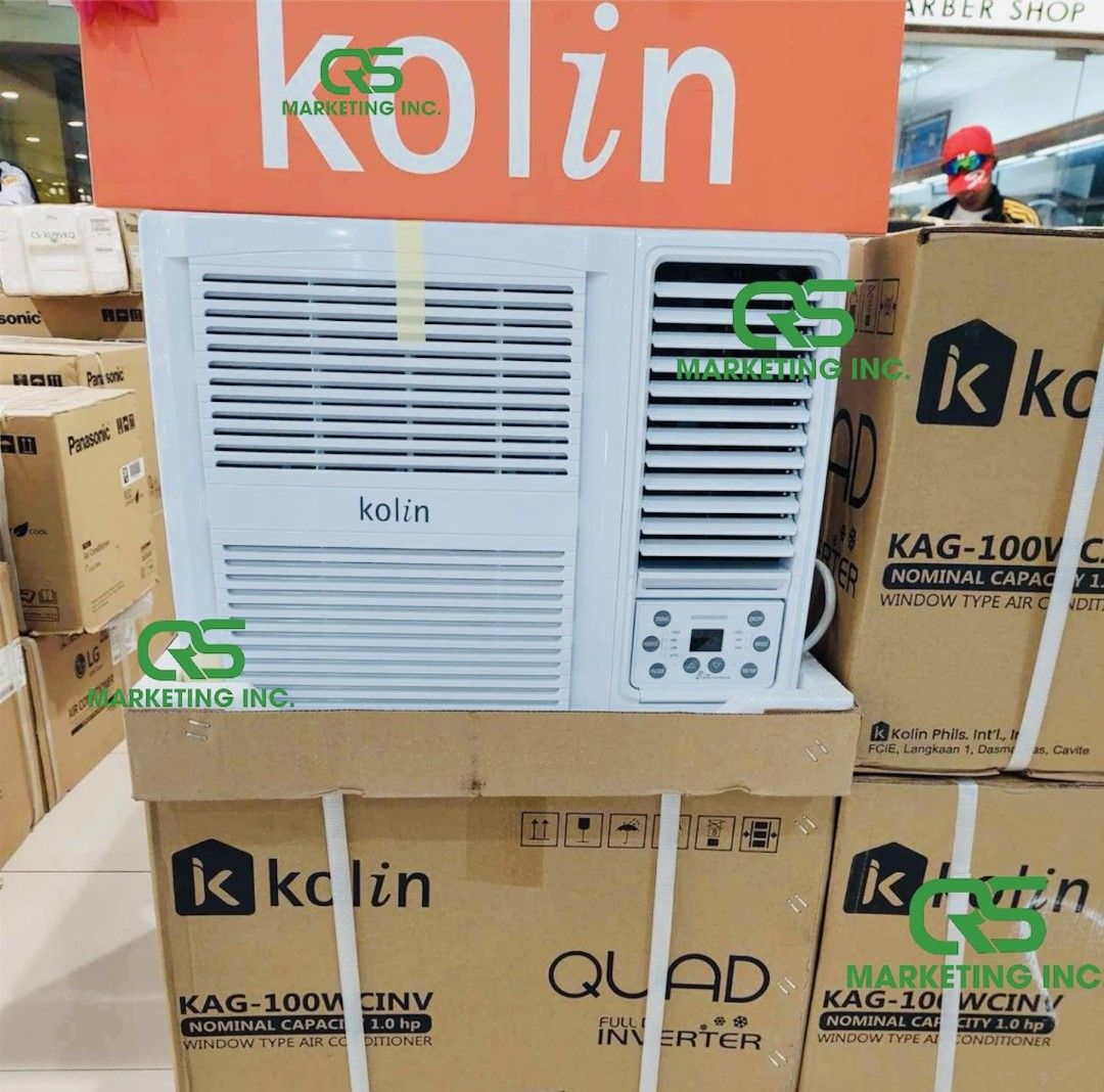 📣📣 KOLIN WINDOW TYPE FULL DC INVERTER AIRCON KAG75WCINV KAG100WCINV ...