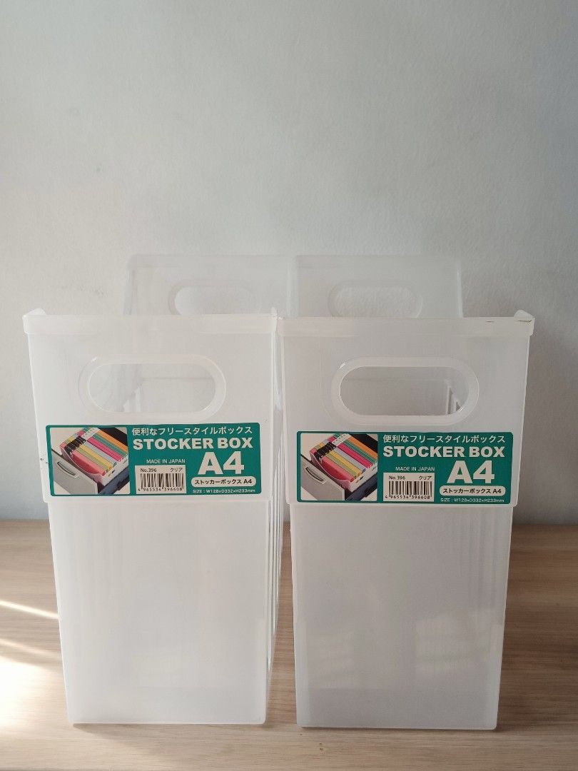 A4 paper storage boxes take all, Furniture & Home Living, Home ...
