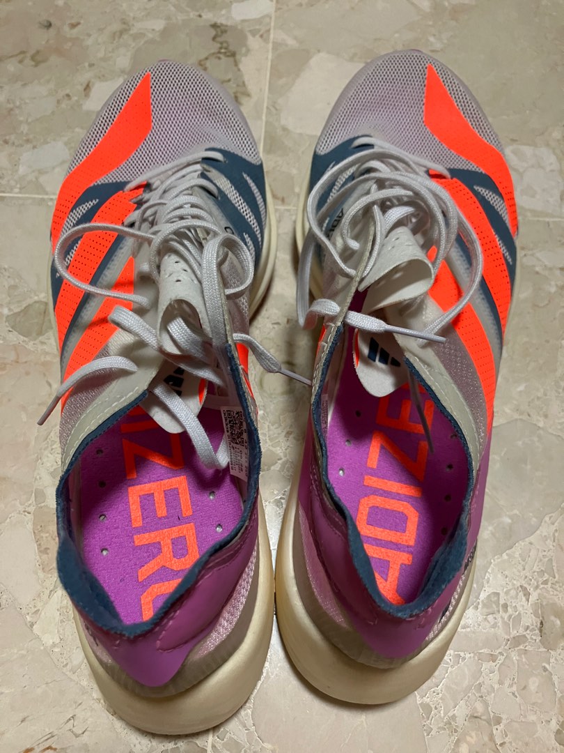 Adidas Adizero Takumi Sen 8, UK8 / US8.5, Used for 5 runs 33km, Men's Fashion, Footwear ...