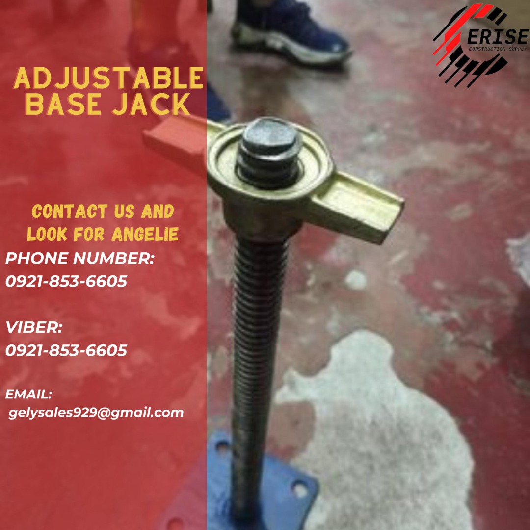 ADJUSTABLE BASE JACK 32MM X 600MM, Commercial & Industrial ...