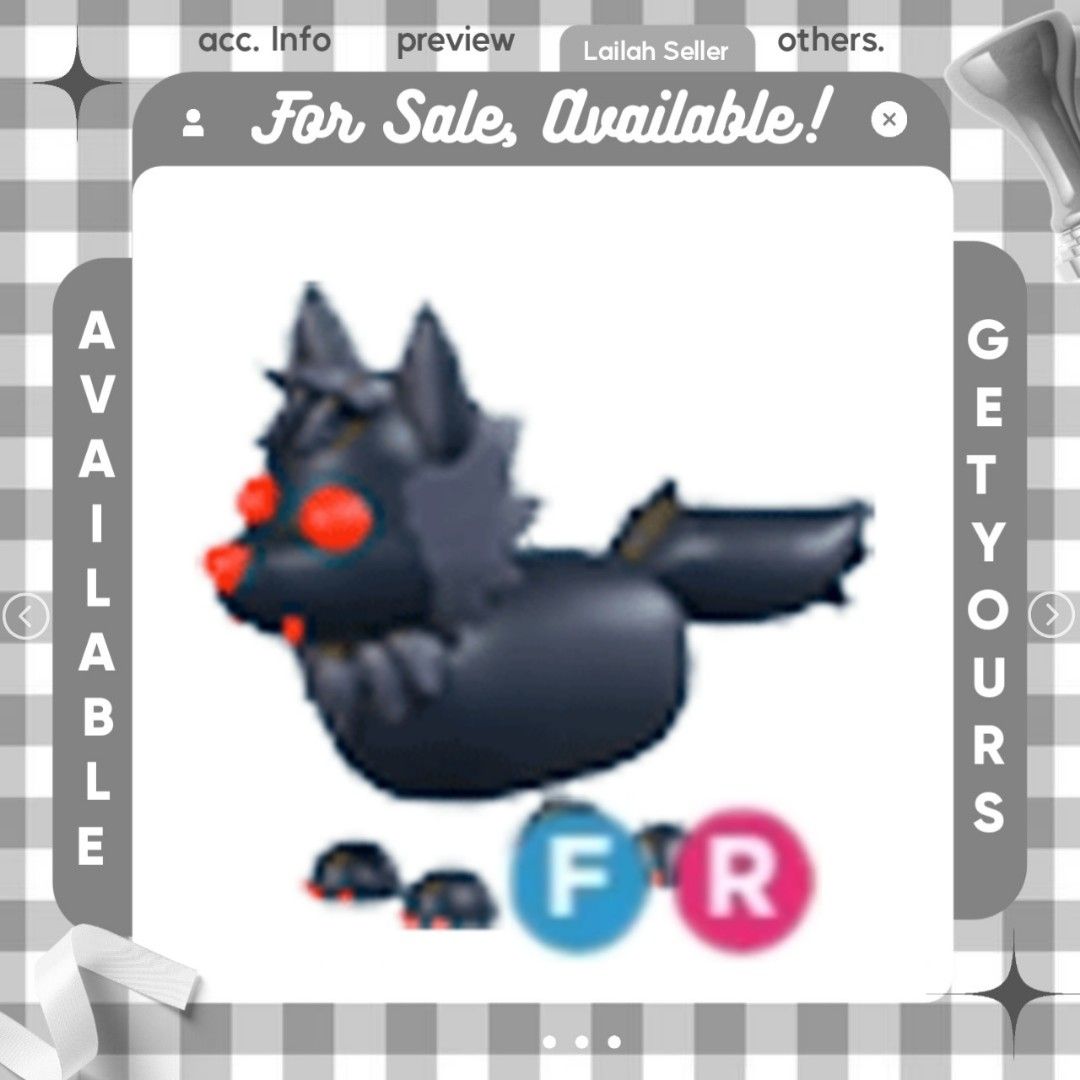Adopt me | FR Werewolf | Legendary pet | Roblox, Hobbies & Toys, Toys ...