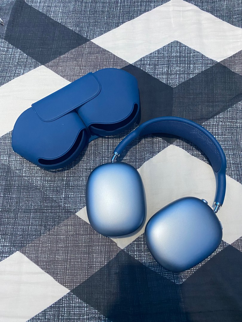 AIRPODS MAX BLUE ORIGINAL, Audio, Headphones & Headsets on Carousell