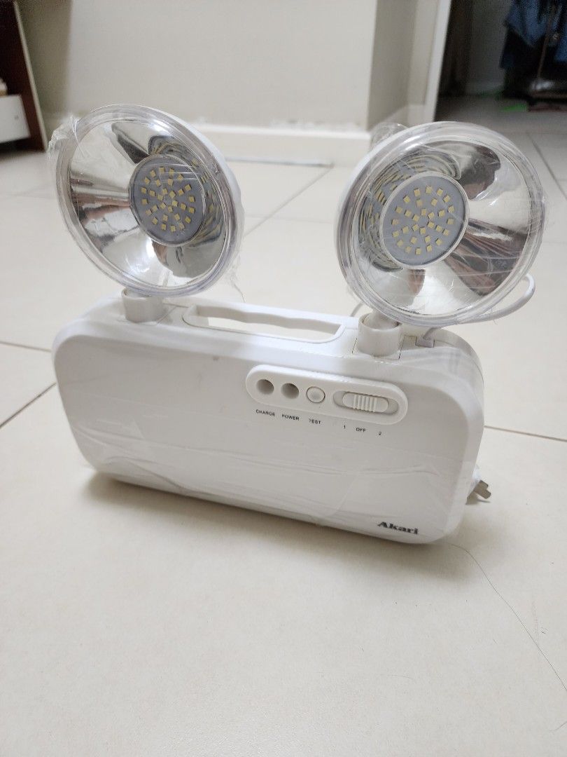 Akari LED Emergency Light, Furniture & Home Living, Lighting & Fans ...