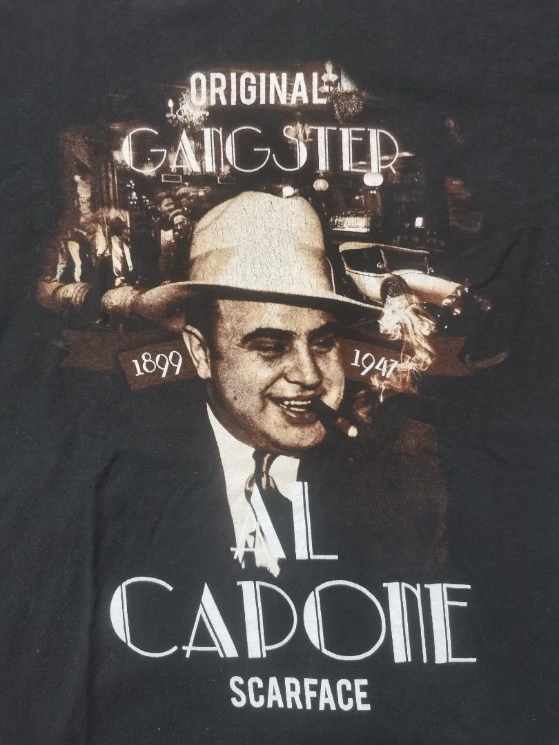 Al Capone Scarface, Men's Fashion, Tops & Sets, Tshirts & Polo Shirts ...