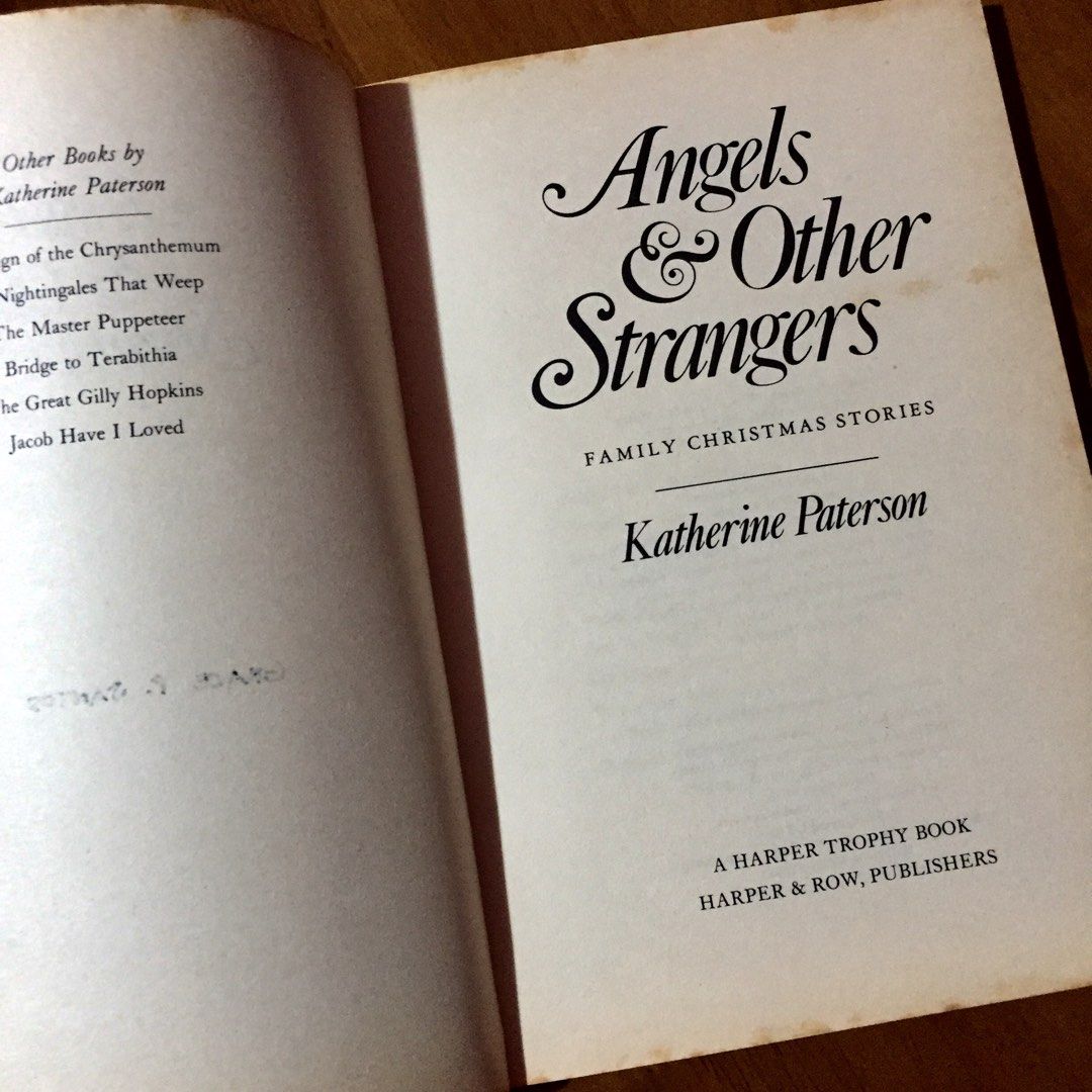 Angels & Other Stories by Katherine Paterson (Middle Grade / Harper ...