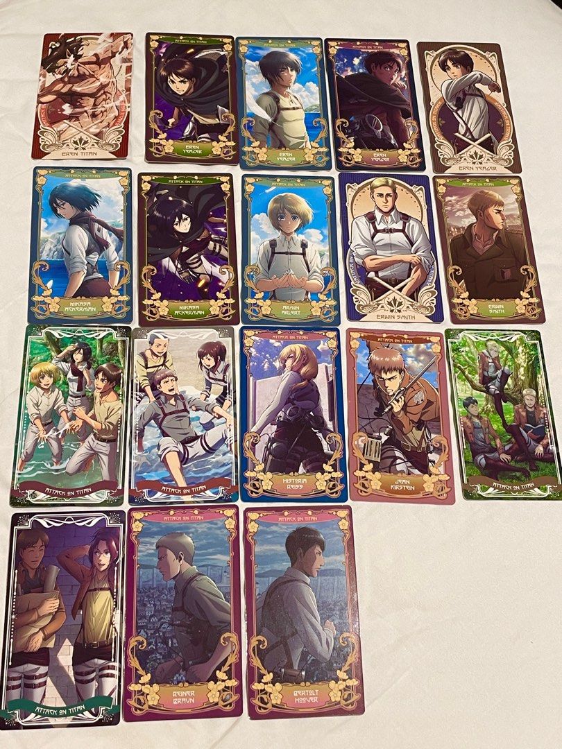 AOT Attack on Titan Arcana Cards, Hobbies & Toys, Memorabilia ...