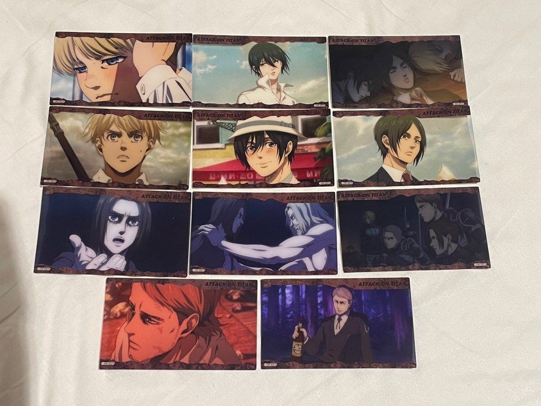 AOT Attack on Titan New Cards 2, Hobbies & Toys, Memorabilia ...