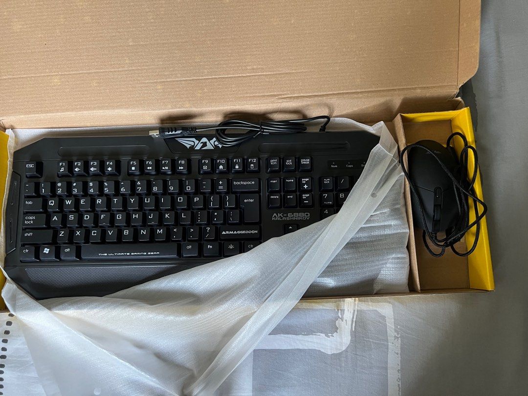 Armaggedon Keyboard and Sonic gear soundbar, Computers & Tech, Parts ...