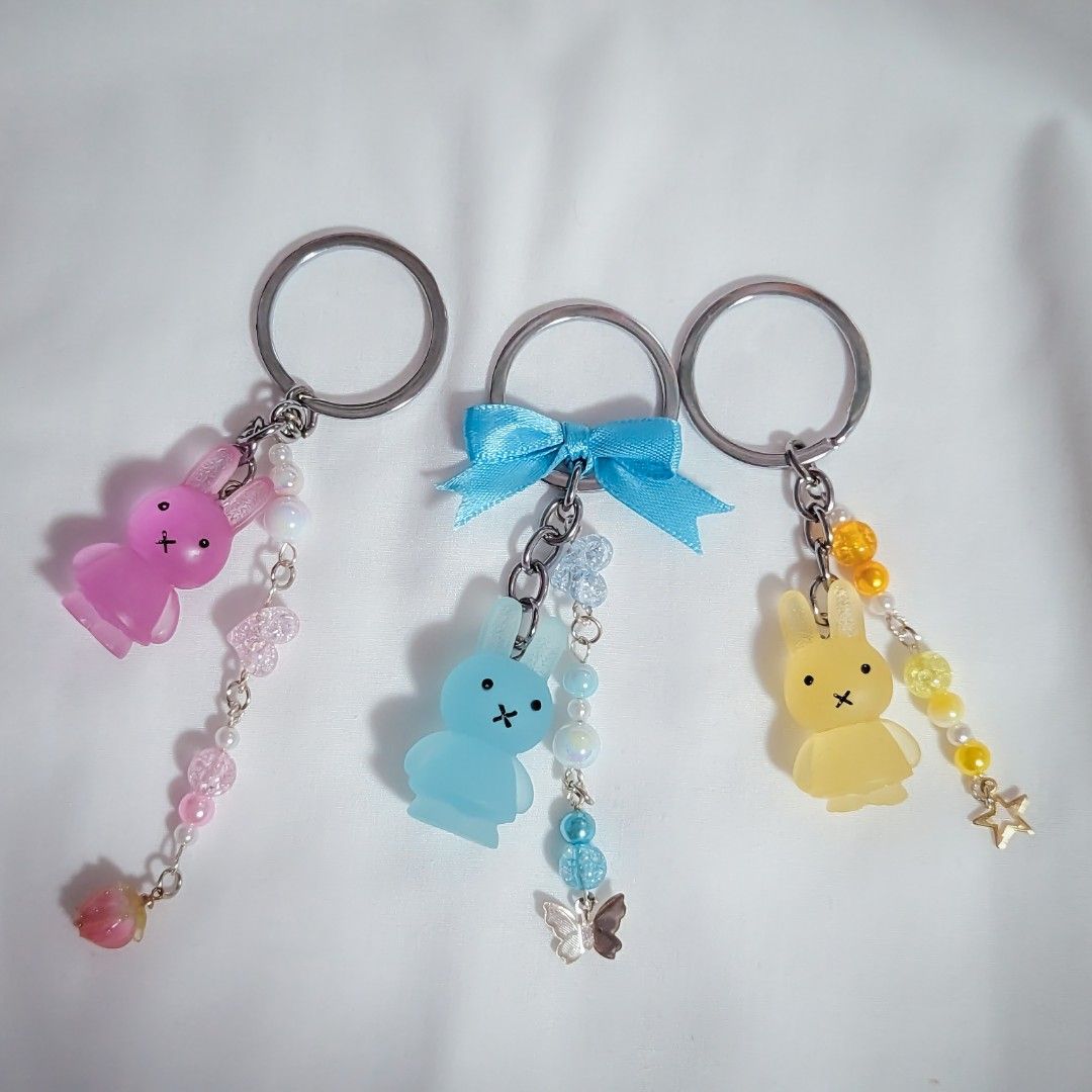 Assorted Sanrio Miffy Mixue Beaded Keychain, Hobbies & Toys, Stationery ...