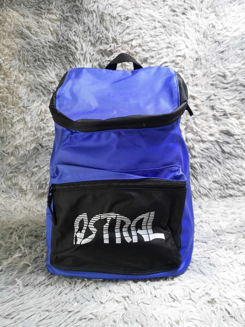 Astral Blue Black Backpack Bag, Men's Fashion, Bags, Backpacks on Carousell
