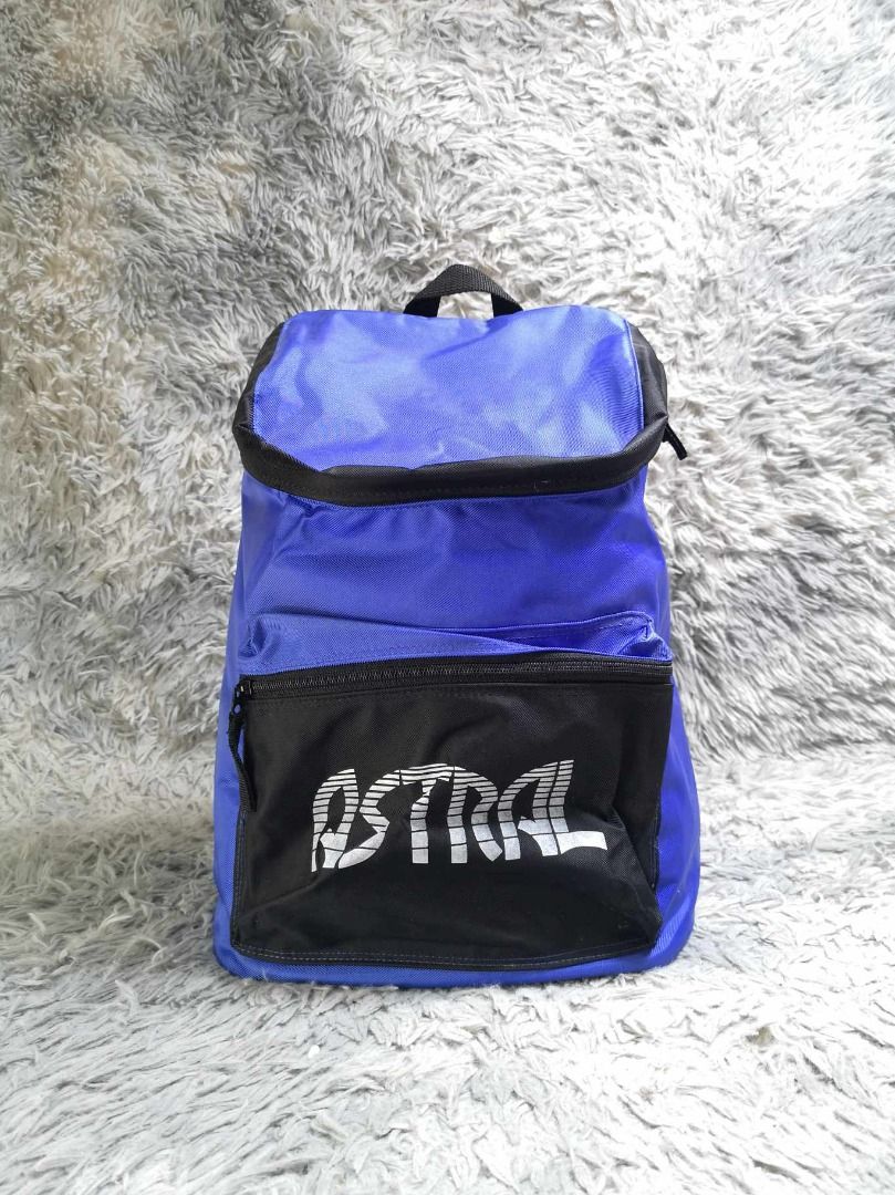Astral Blue Black Backpack Bag, Men's Fashion, Bags, Backpacks on Carousell