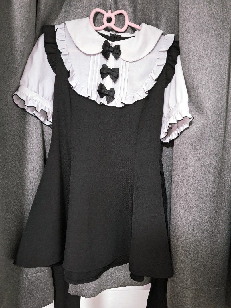 Authentic secret honey triple ribbon setup jirai kei gothic lolita, Women's Fashion, Dresses ...