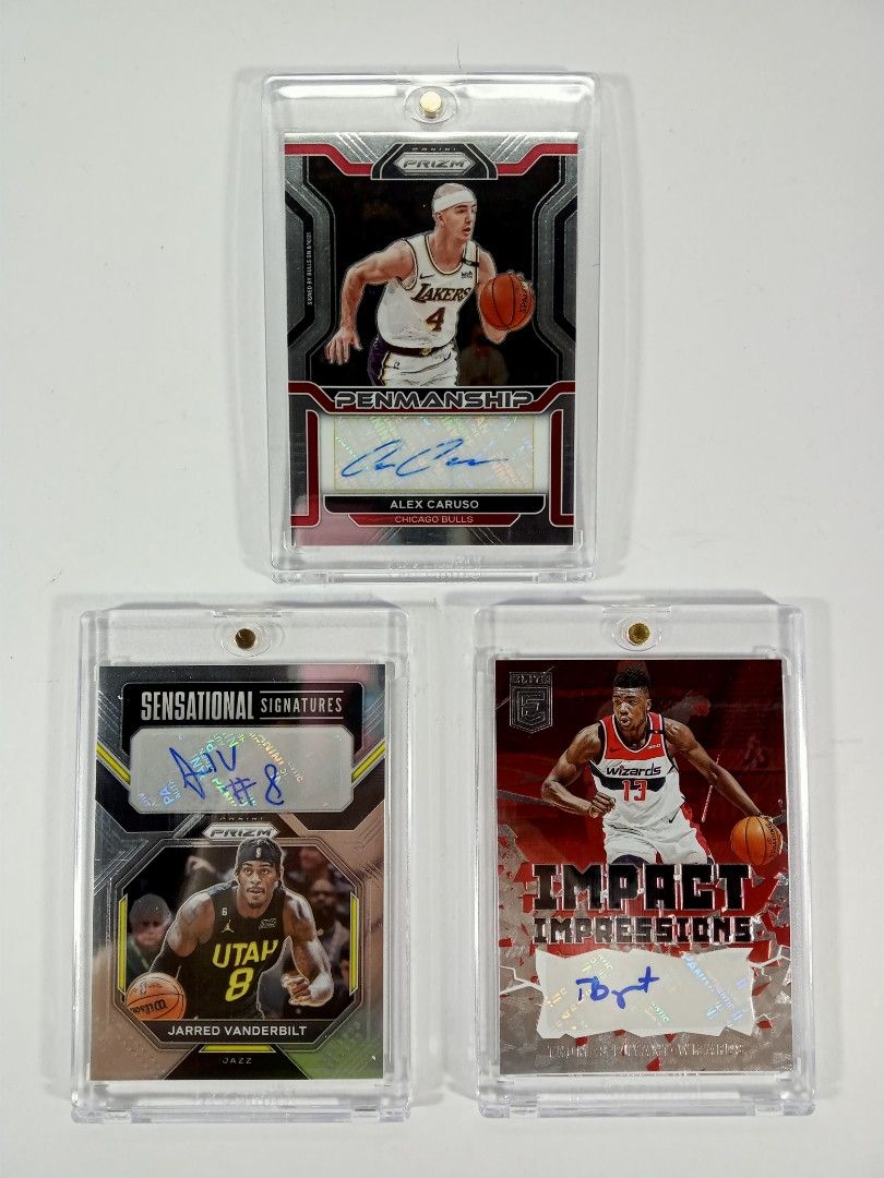 Autographed NBA collectible cards set, Hobbies & Toys, Toys & Games on ...