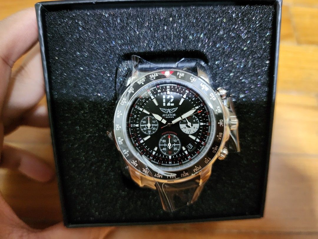 Aviator F-Series GMT Chronograph Watch, Men's Fashion, Watches ...