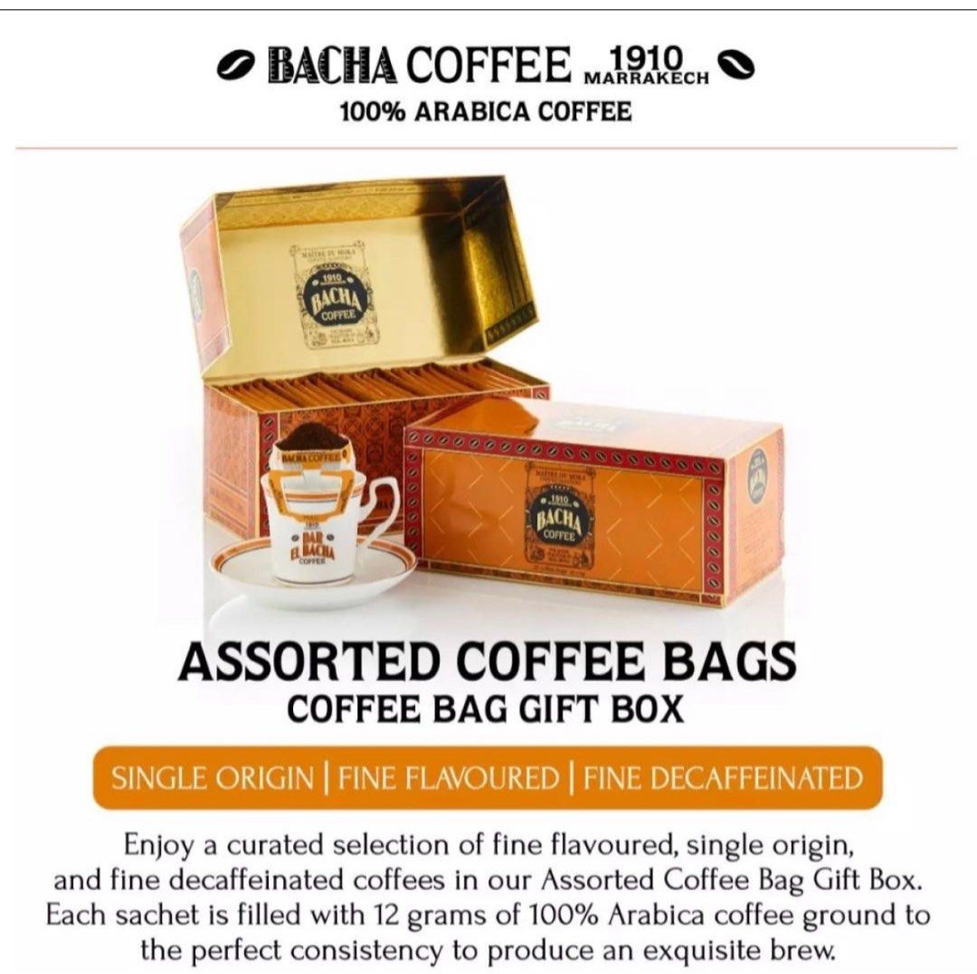 Bacha 25x Assorted Drip Coffee Bags, Food & Drinks, Beverages on Carousell