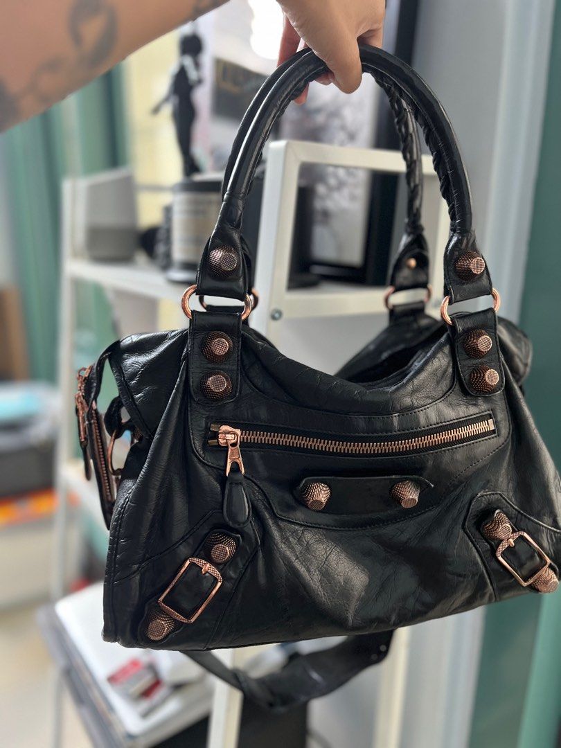 Balenciaga motorcycle city bag, Luxury, Bags & Wallets on Carousell