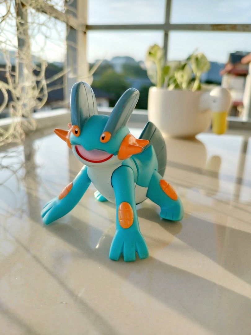 Bandai year 2005 _Pokemon Swampert figure toy, Hobbies & Toys, Toys ...