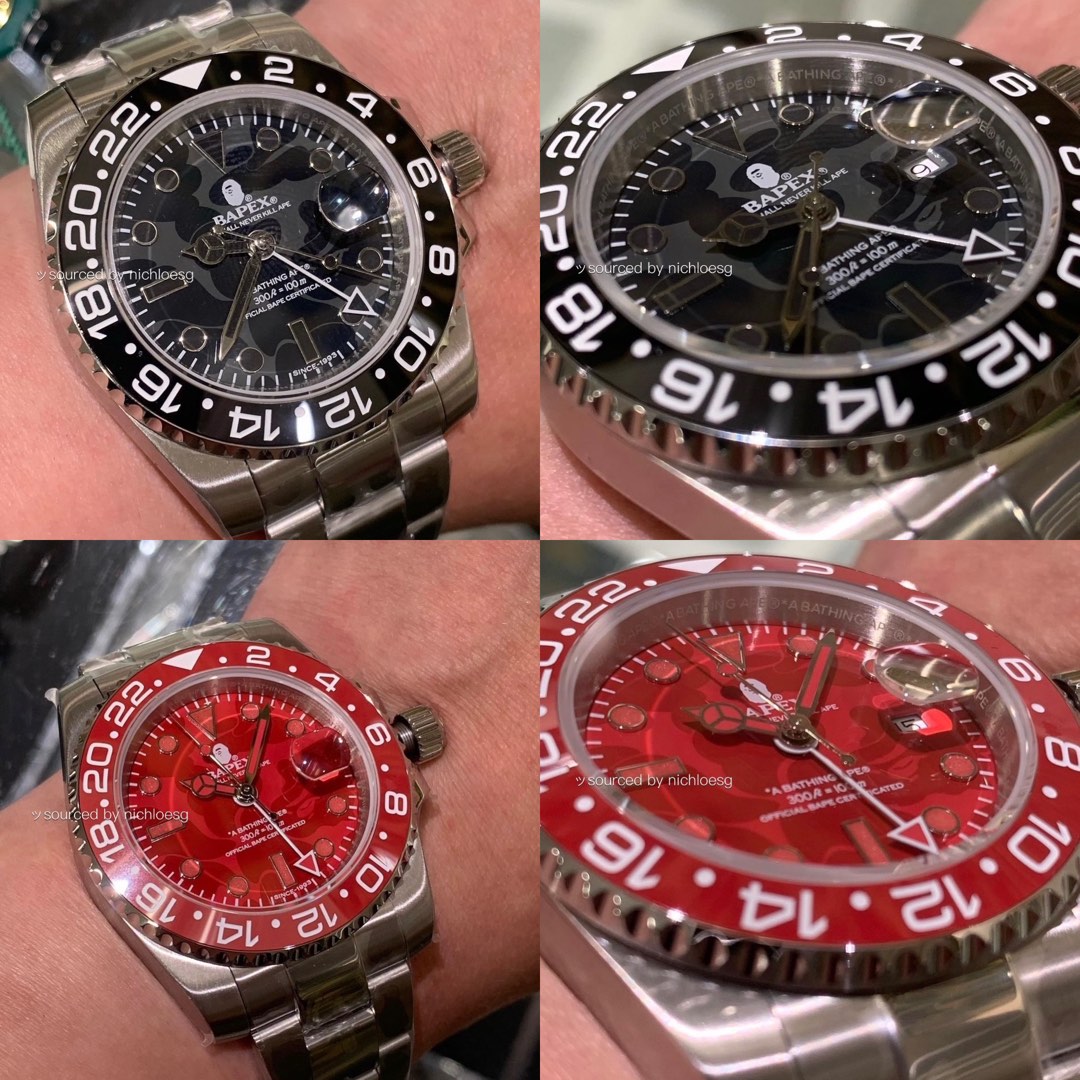 BAPE TYPE 2 BAPEX COLOR CAMO, Luxury, Watches on Carousell