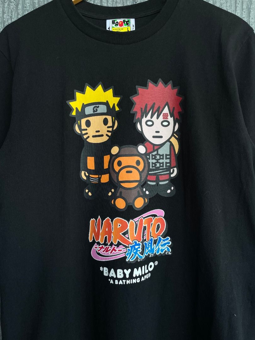 Bape x Naruto, Men's Fashion, Tops & Sets, Tshirts & Polo Shirts on ...