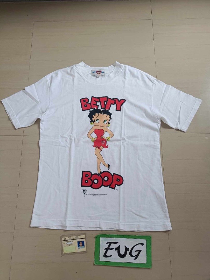 BETTY BOOP VINTAGE TEE, Men's Fashion, Tops & Sets, Tshirts & Polo Shirts on Carousell