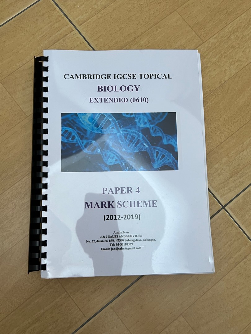 Biology Paper 4 Marking Scheme, Hobbies & Toys, Books & Magazines ...